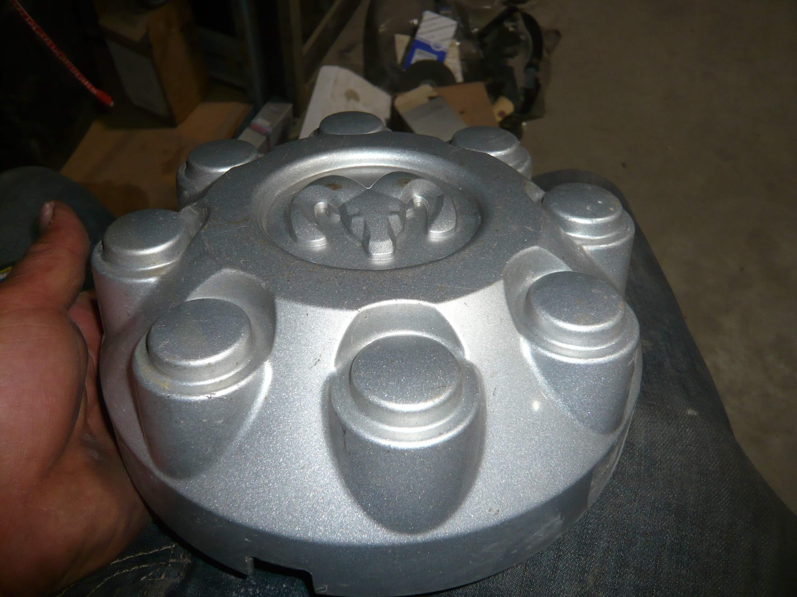 5.9L – 6.7L – Hub Cap – 2003 – 2013 – Used – Silver Center Hub Cap ...